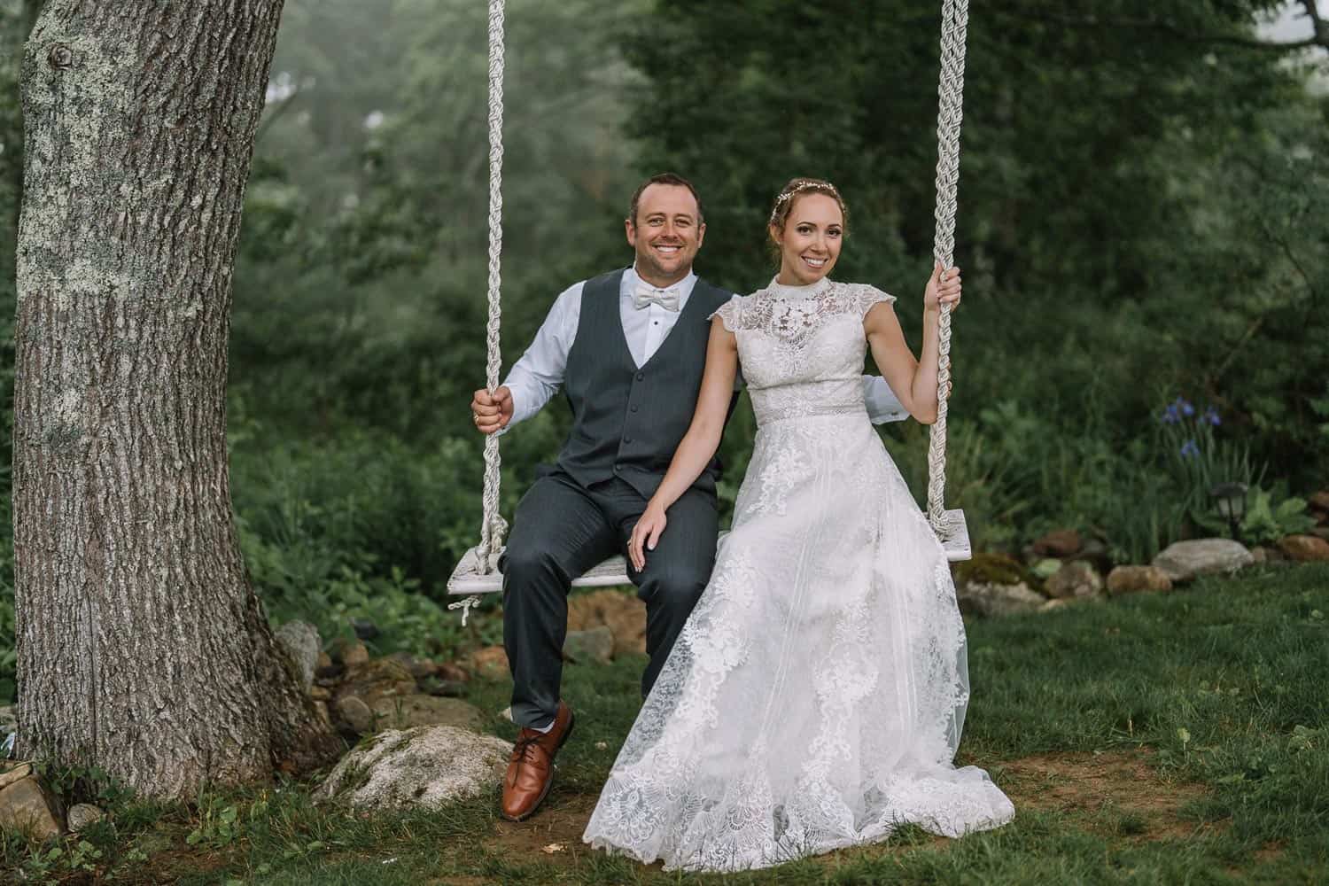 Ali & Sean's Wedding at SaltWater Fields Event Barn | RMW